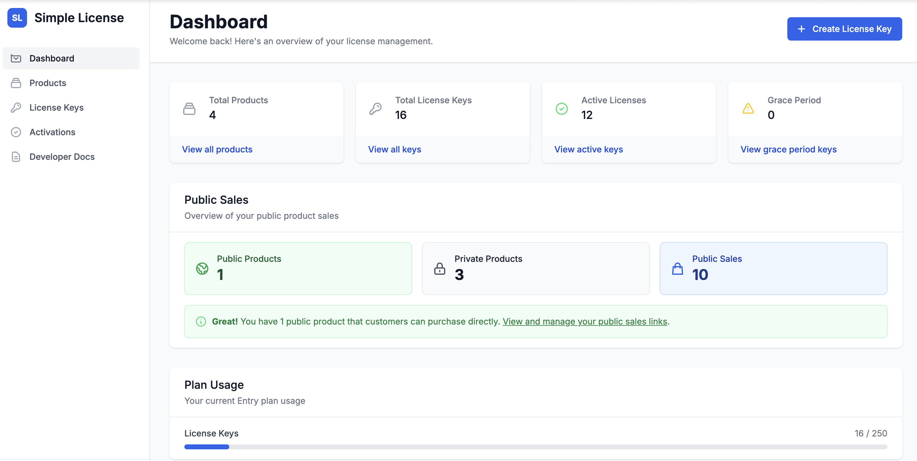 Simple License - Software License Management Made Easy
